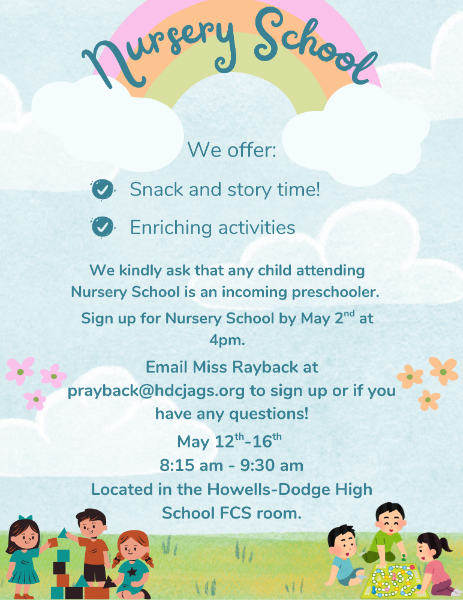 Howells-Dodge Consolidated - Nursery School Sign Up